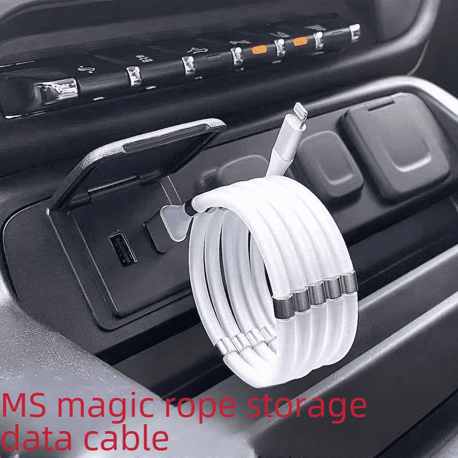 Portable Rope Mobile Phone Fast Charging Line Magnetic Suction Storage ...
