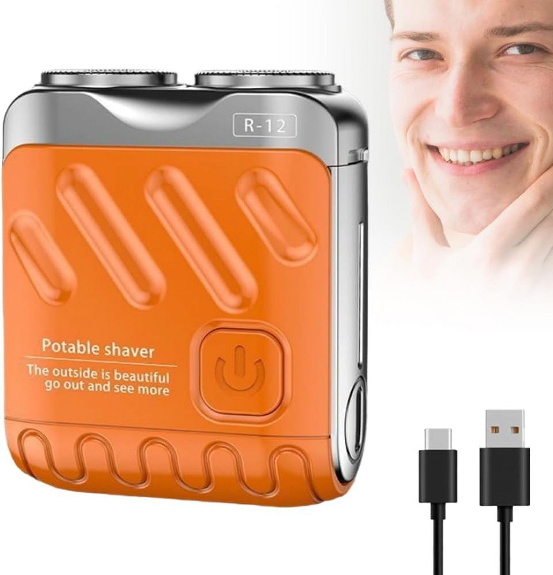 Portable Rotary Dual Ring Electric Shaver, 2025 New Model Mini Dual ...