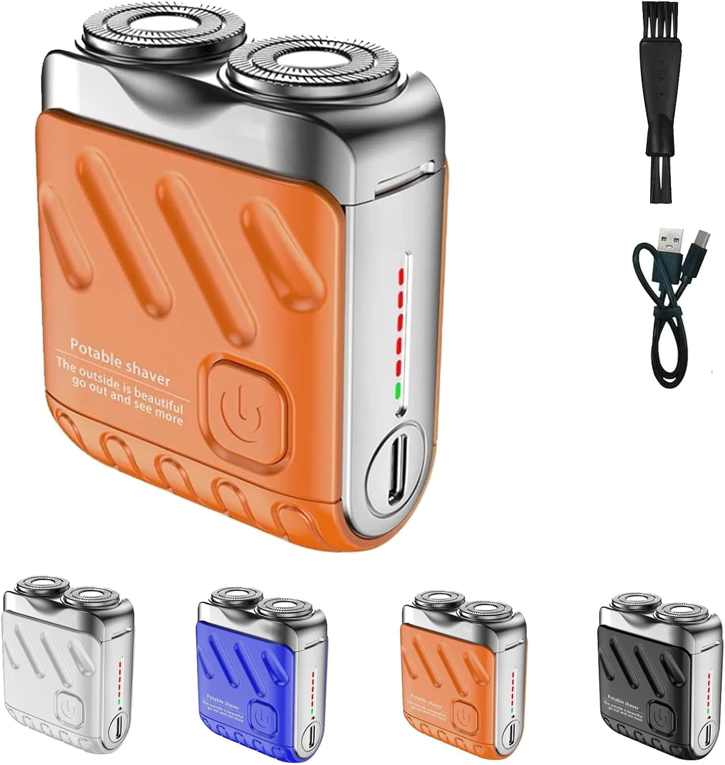 Portable Rotary Dual Ring Electric Shaver, Prophetp-U Shaver, 2025 New ...