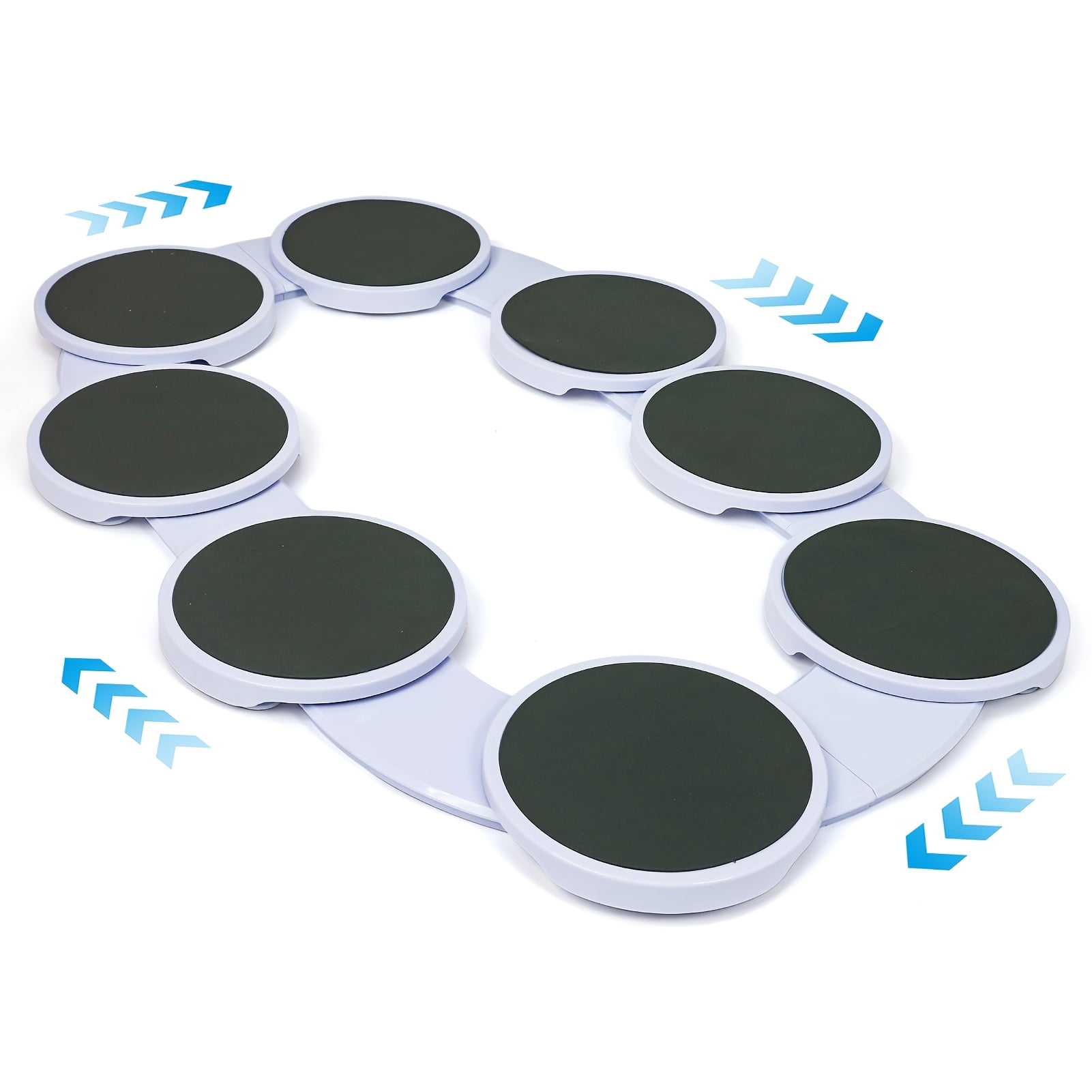 Portable Rotating Dinner Plate Set, Expandable Lazy Susan Turntable for ...