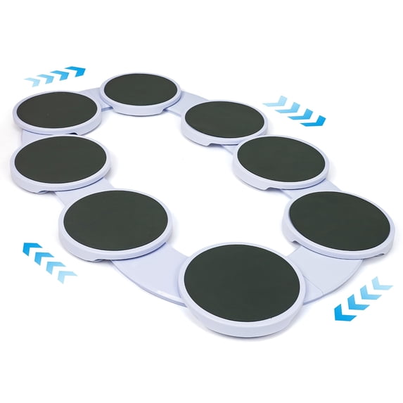 Portable Rotating Dinner Plate Set, Expandable Lazy Susan Turntable for ...