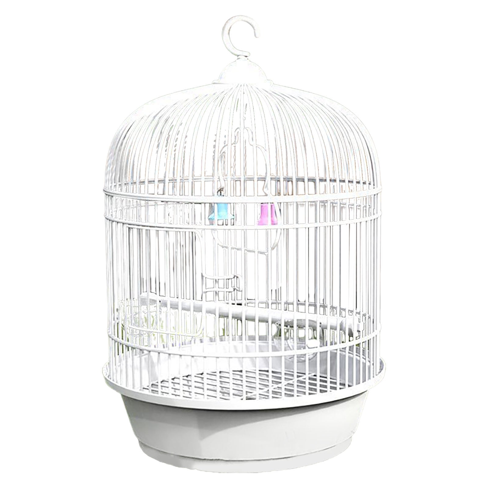 Portable Round Bird Cage for Small Birds Ideal Travel Cage for ...