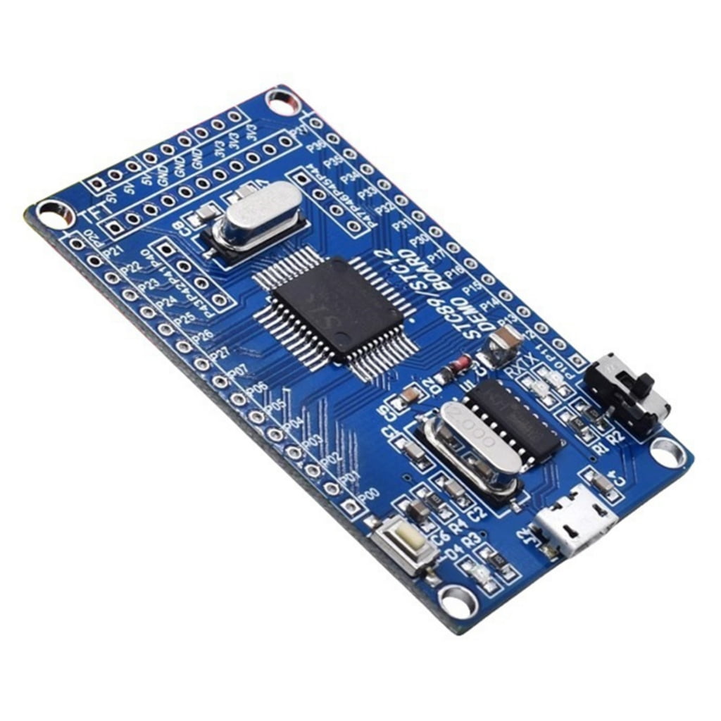 Portable STC89C52 STC51 Cores Development Board Featuring LED Indicators - Walmart.com