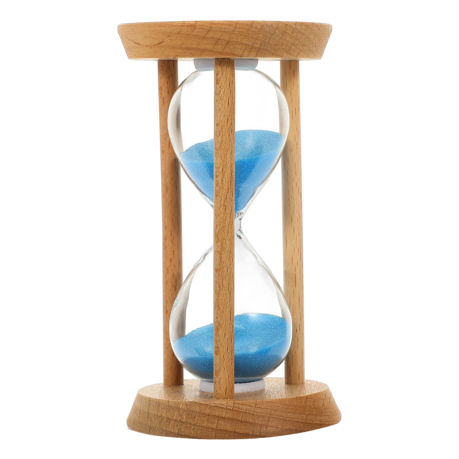 Portable Sand Timer Wooden Sand Clock Hourglass Decor 10 Minute ...
