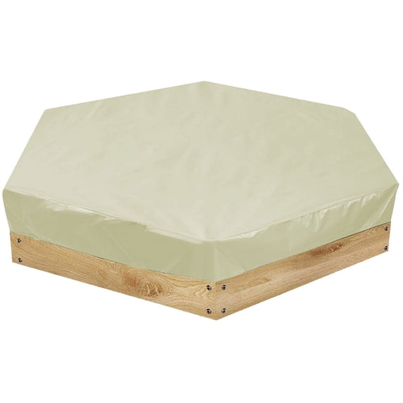 Portable Sandbox Cover for Baby Sand Toy Rainproof Hexagonal Sand Box ...