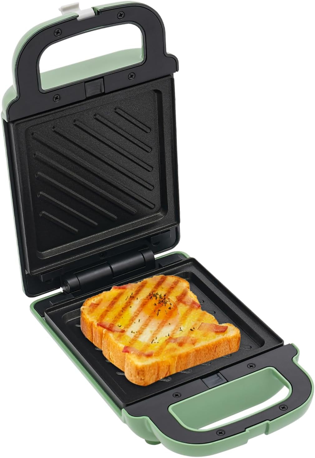 Portable Sandwich Maker, Nonstick Breakfast Machine w/Detachable Baking ...