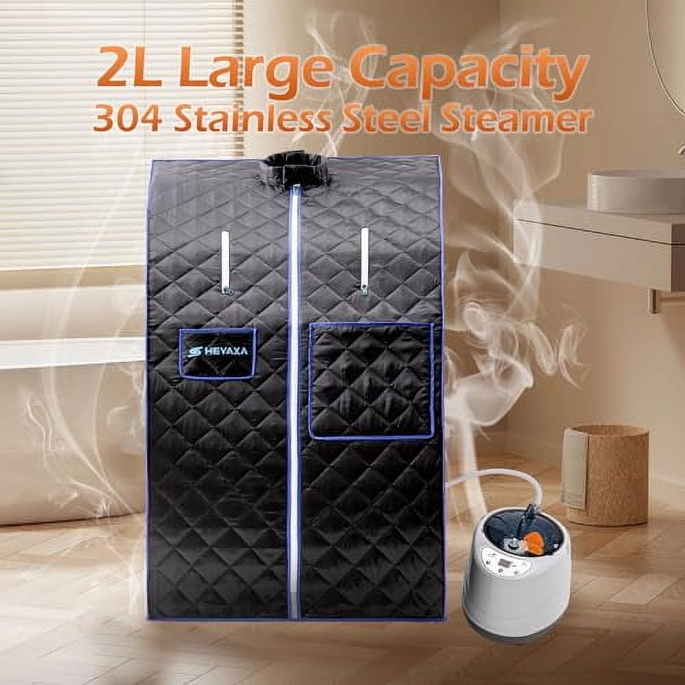 Portable Sauna for Home, Indoor Personal Sauna Tent with 2L & 1000W ...
