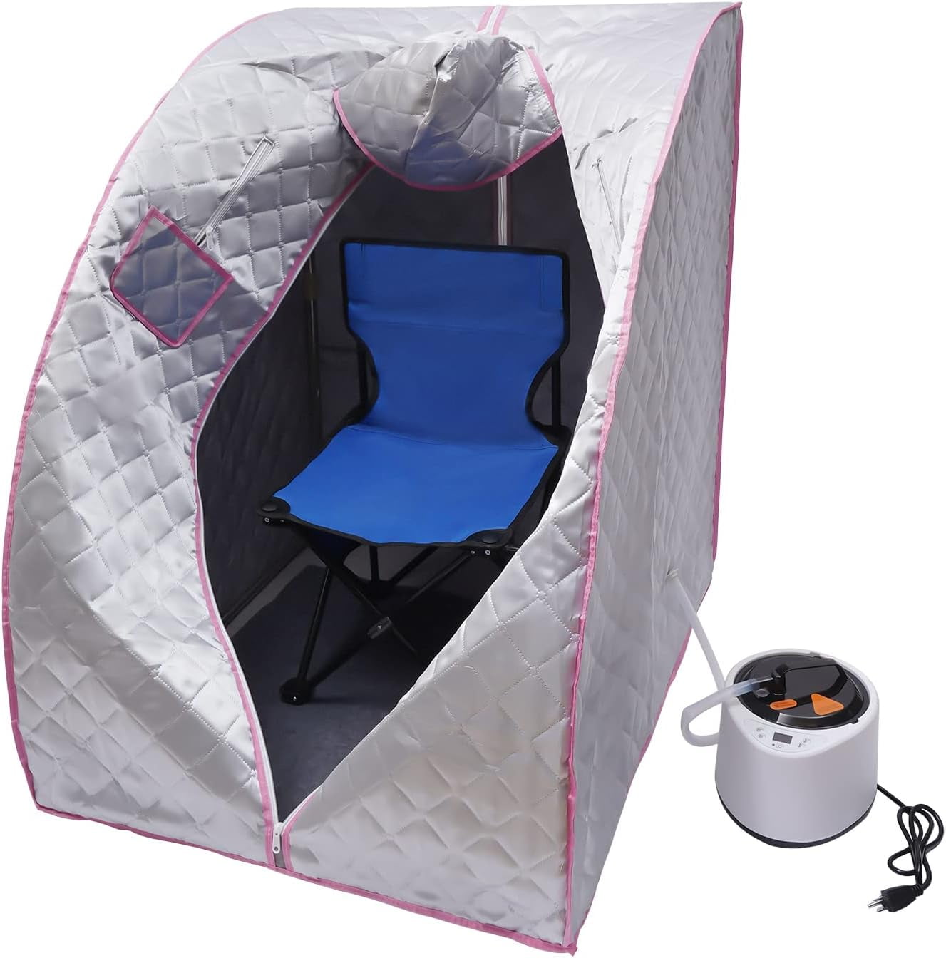 Portable Sauna, Portable Steam Sauna Full Body for Home Spa, 1000W ...