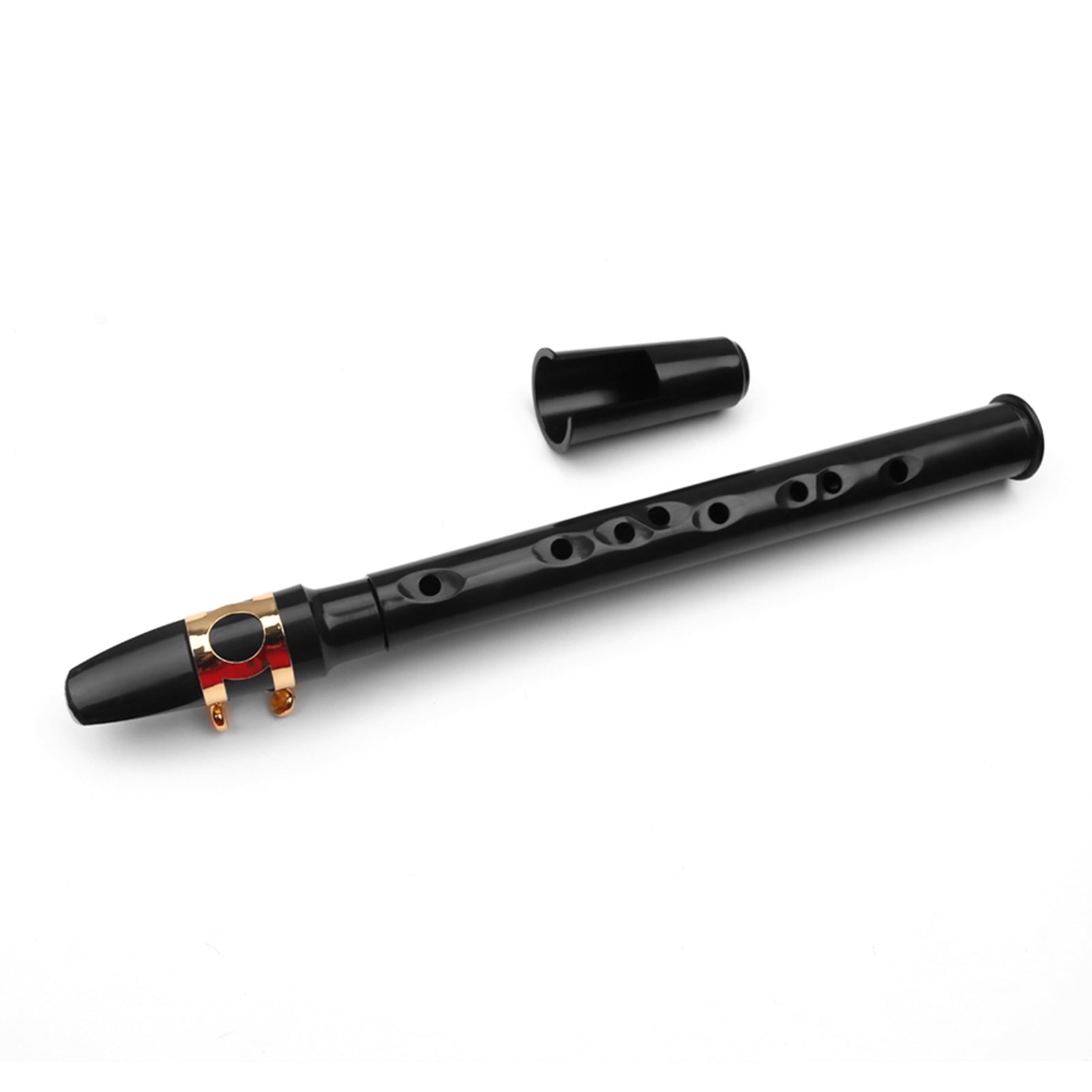 Portable Saxophone, Black Woodwind Instrument with Carrying Bag ...