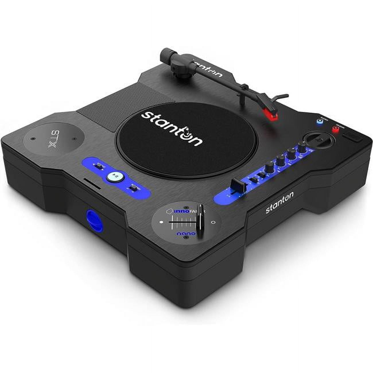 Portable Scratch DJ Turntable with Bluetooth, Pitch Slider, USB ...