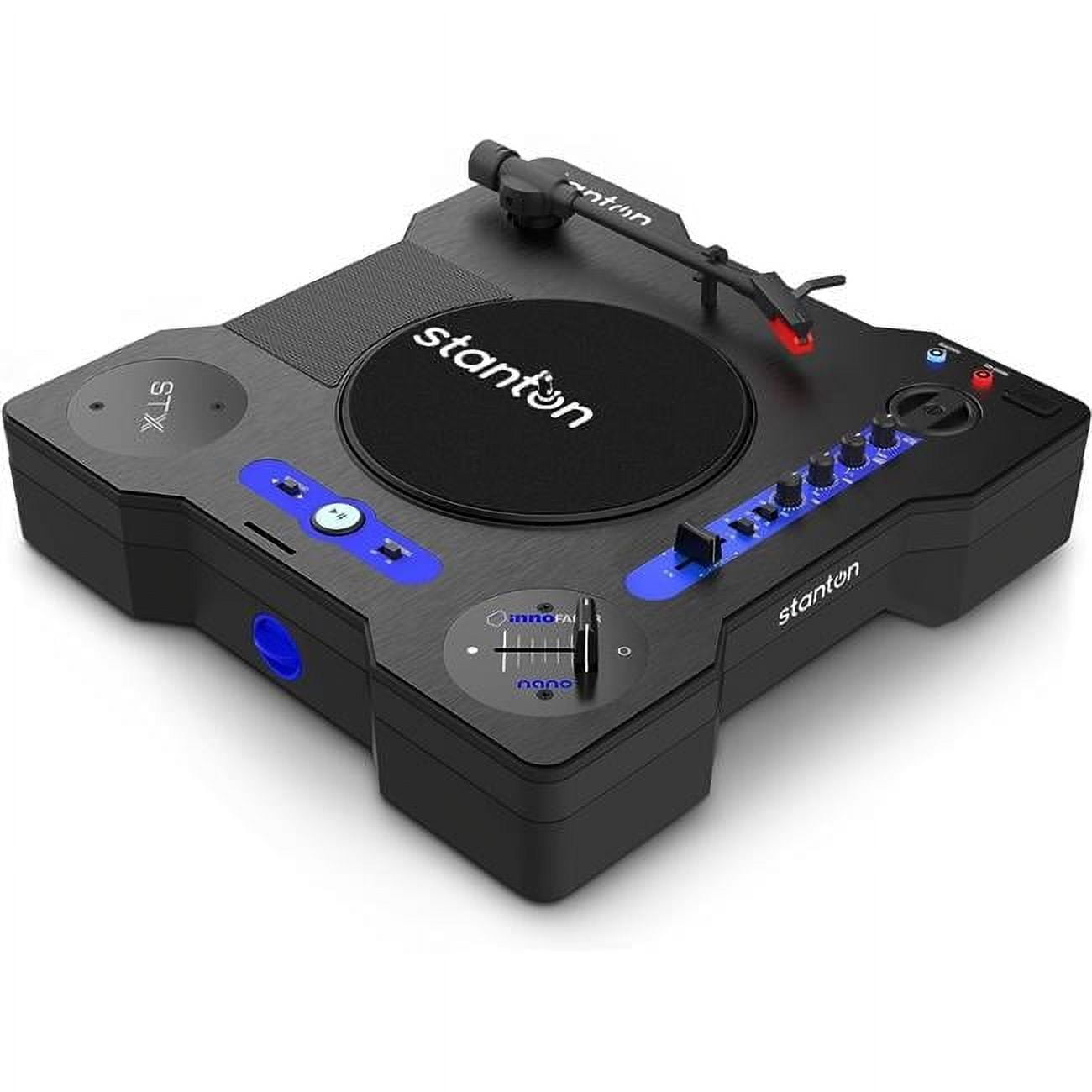 Portable Scratch DJ Turntable with Bluetooth, Pitch Slider, USB ...