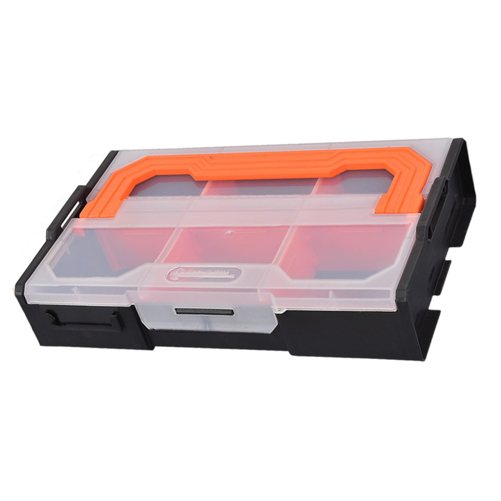 Portable Screw Storage Case with Slip-Resistant Bottom, Clear Top Cover ...