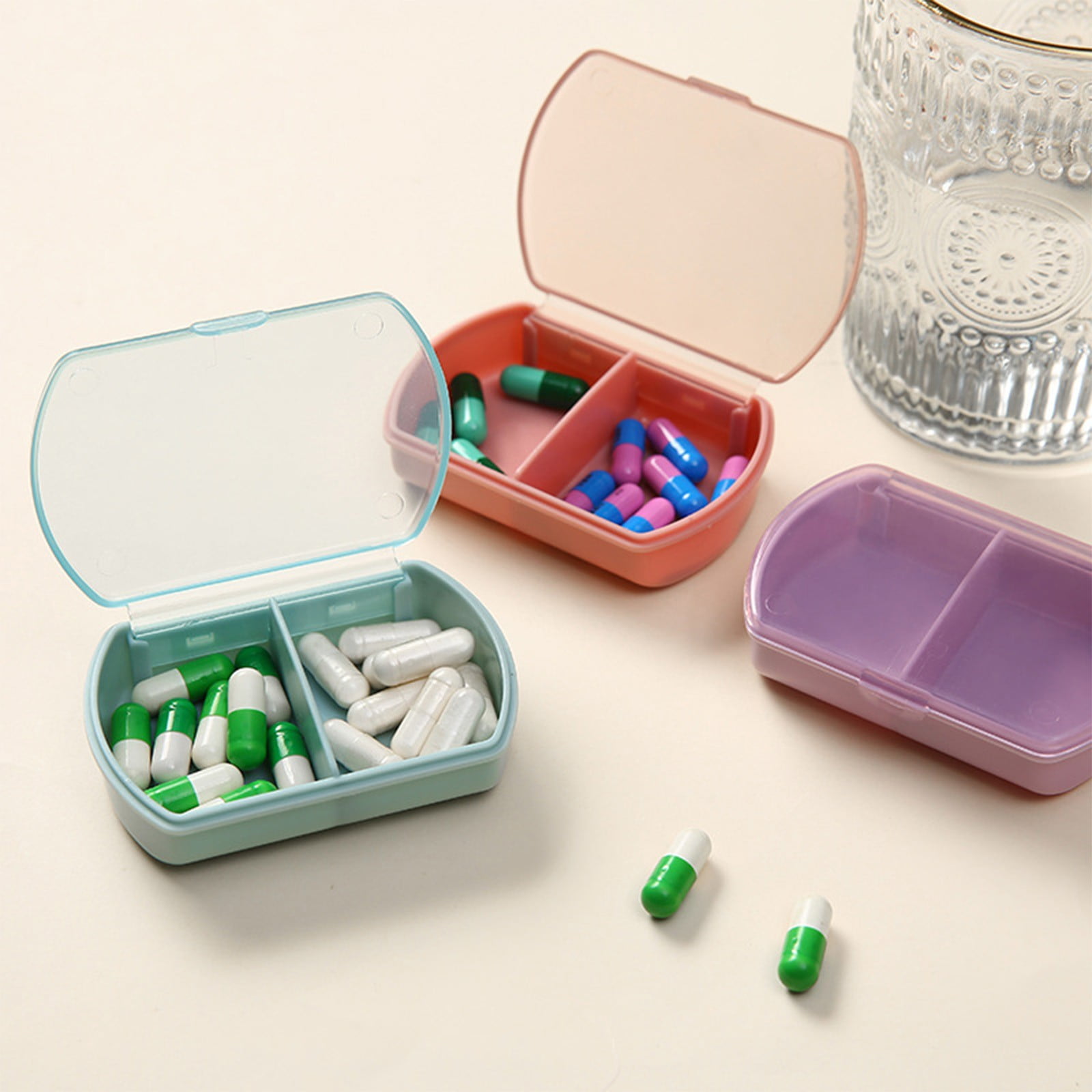 Portable Sealed Compartment Box, 6-Section Organizer, Damp-Proof ...