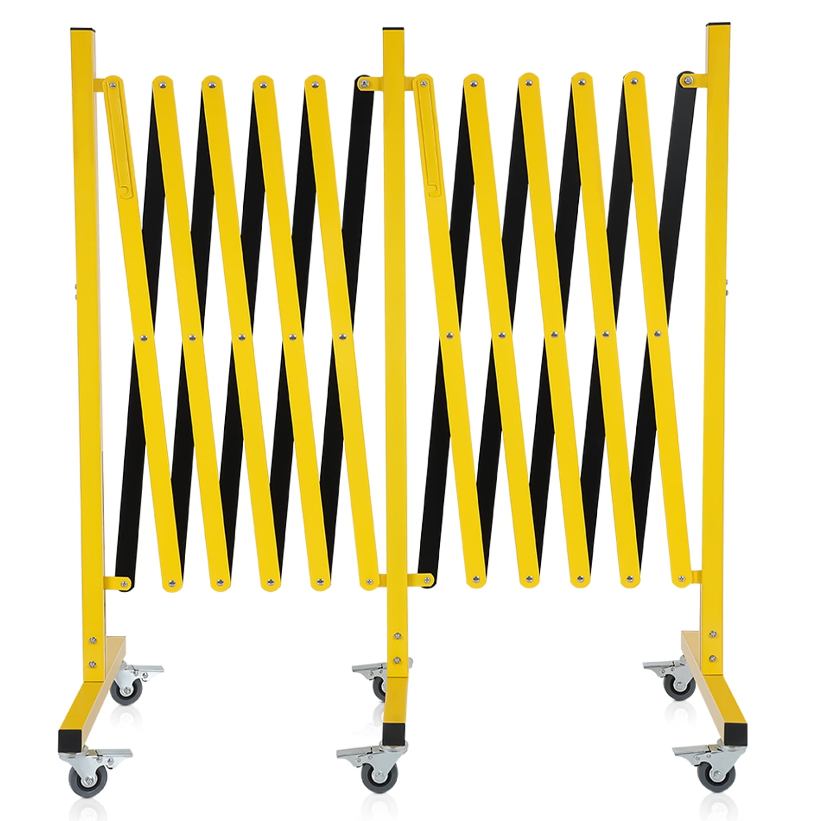 Portable Security Barrier 16.4 Feet Long Retractable Metal Traffic Gate ...