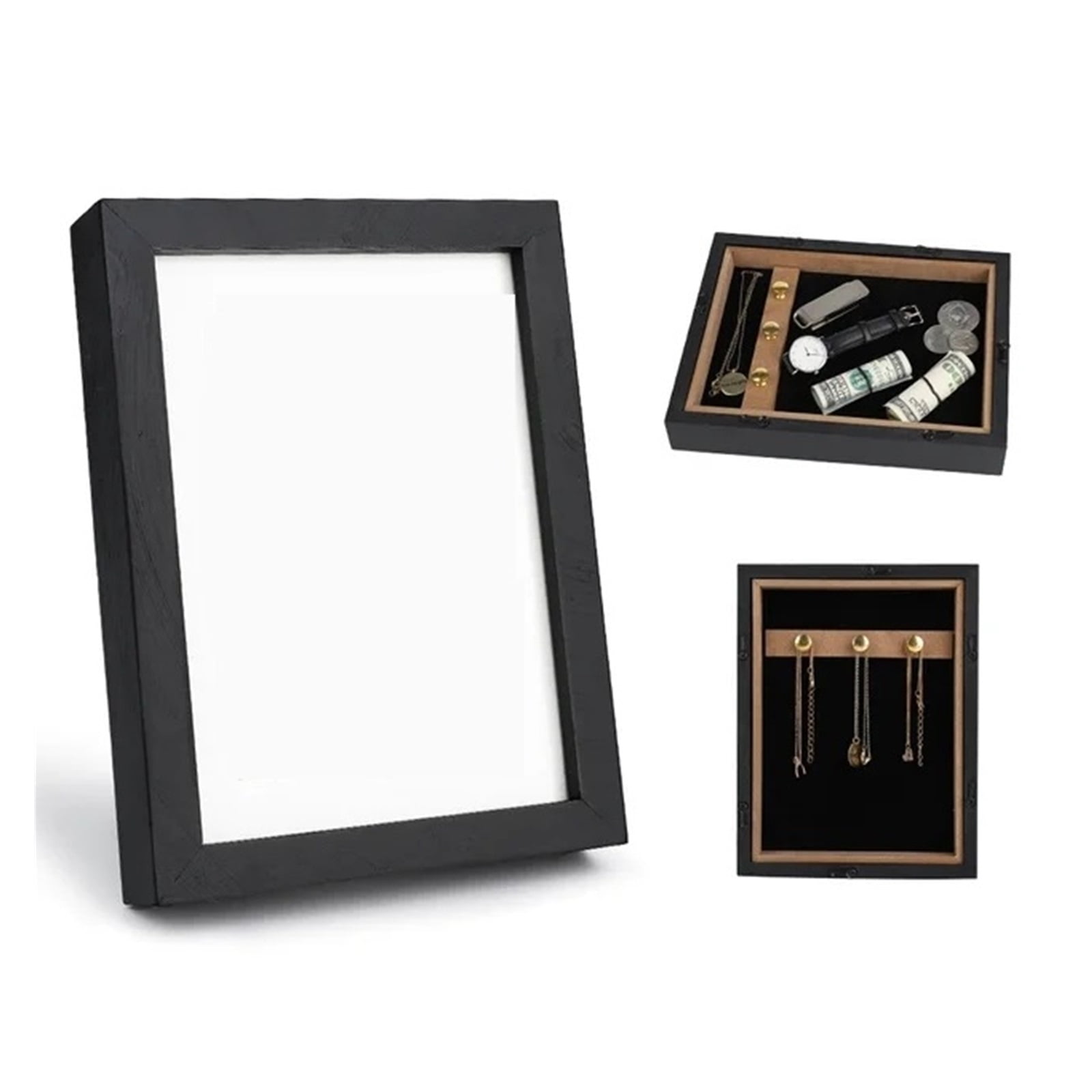 Hidden Photo Frame Storage With Secret Compartment Storage Box Sight ...