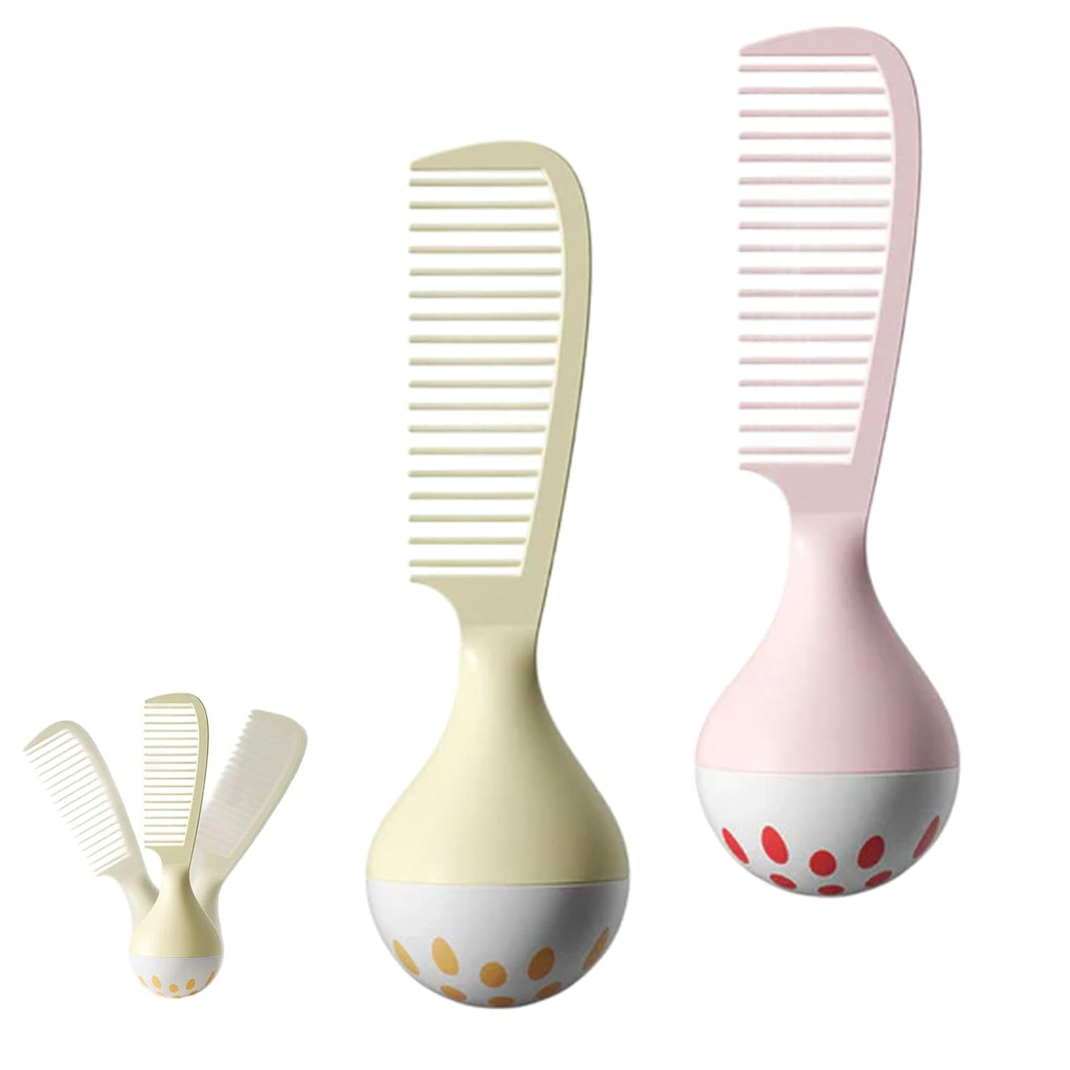 Portable Self-Standing Comb, Self-Standing Hair Comb with Weighted Base ...