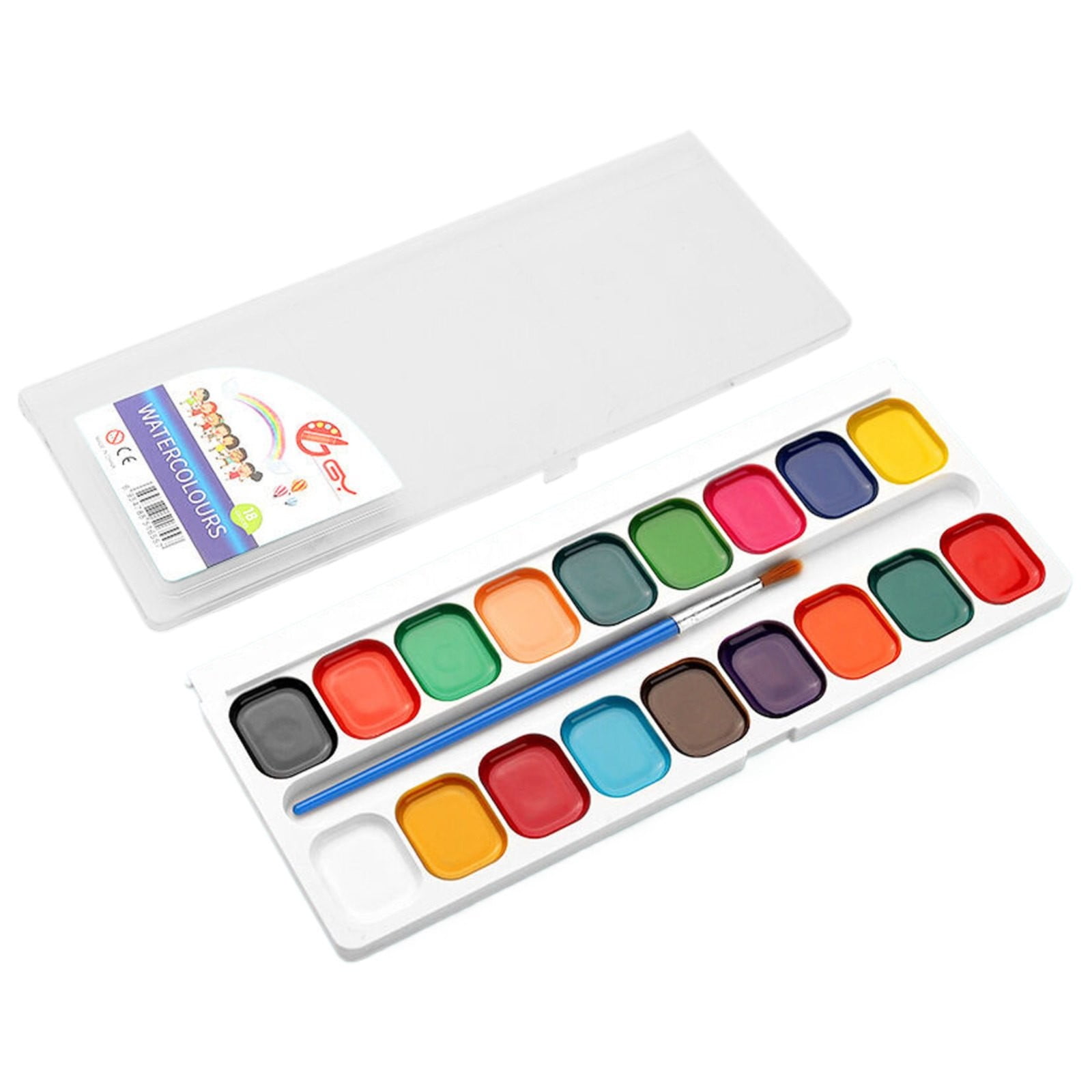 Portable Semi-Moist Watercolor Paint Set (12/14/18 Colors) for Artists ...