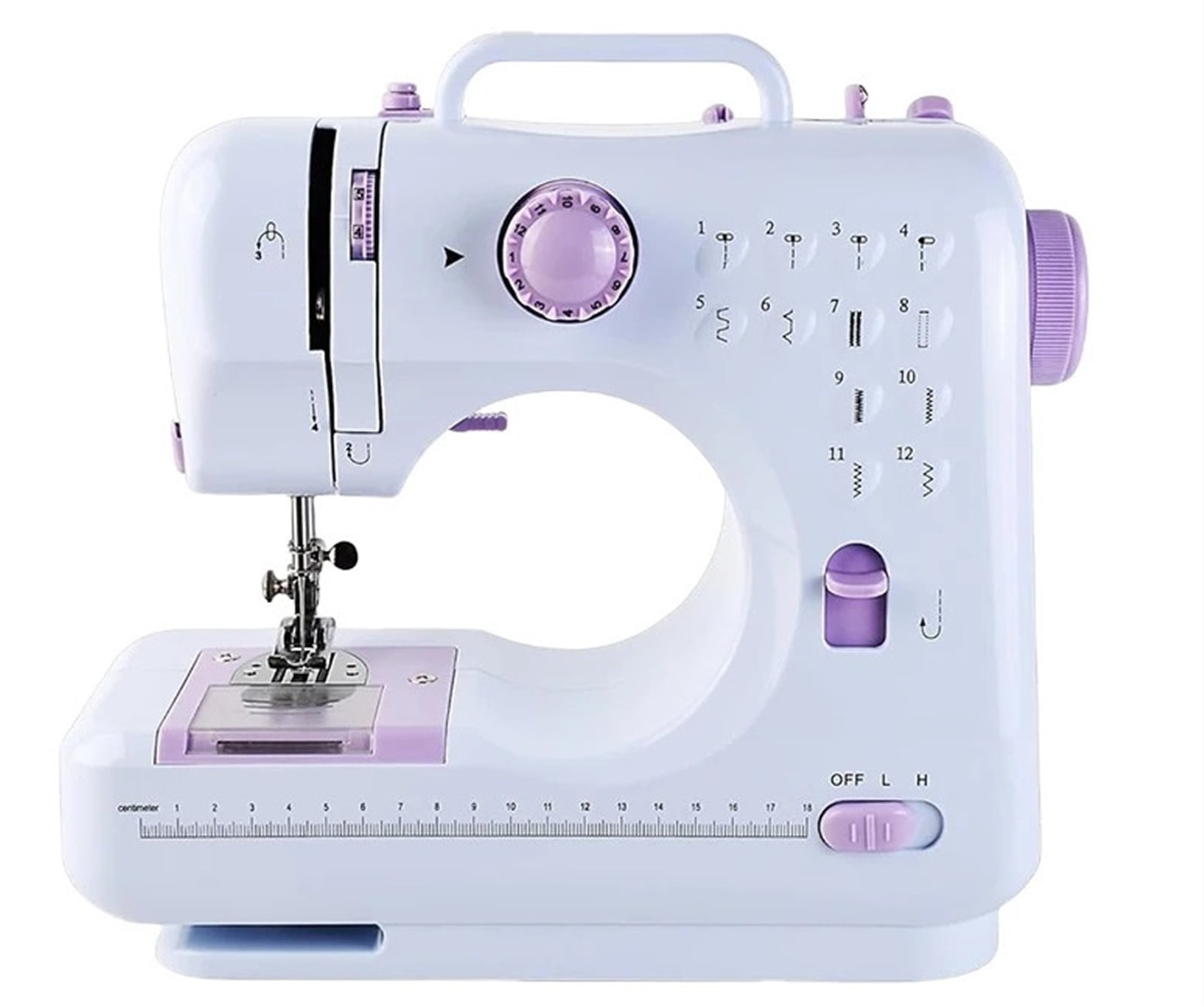 Portable Sewing Machine 12 Built-In Stitches Crafting Mending Machine ...