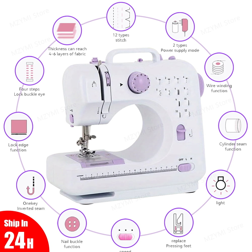 Portable Sewing Machine For Household Mini Electric Sewing For ...
