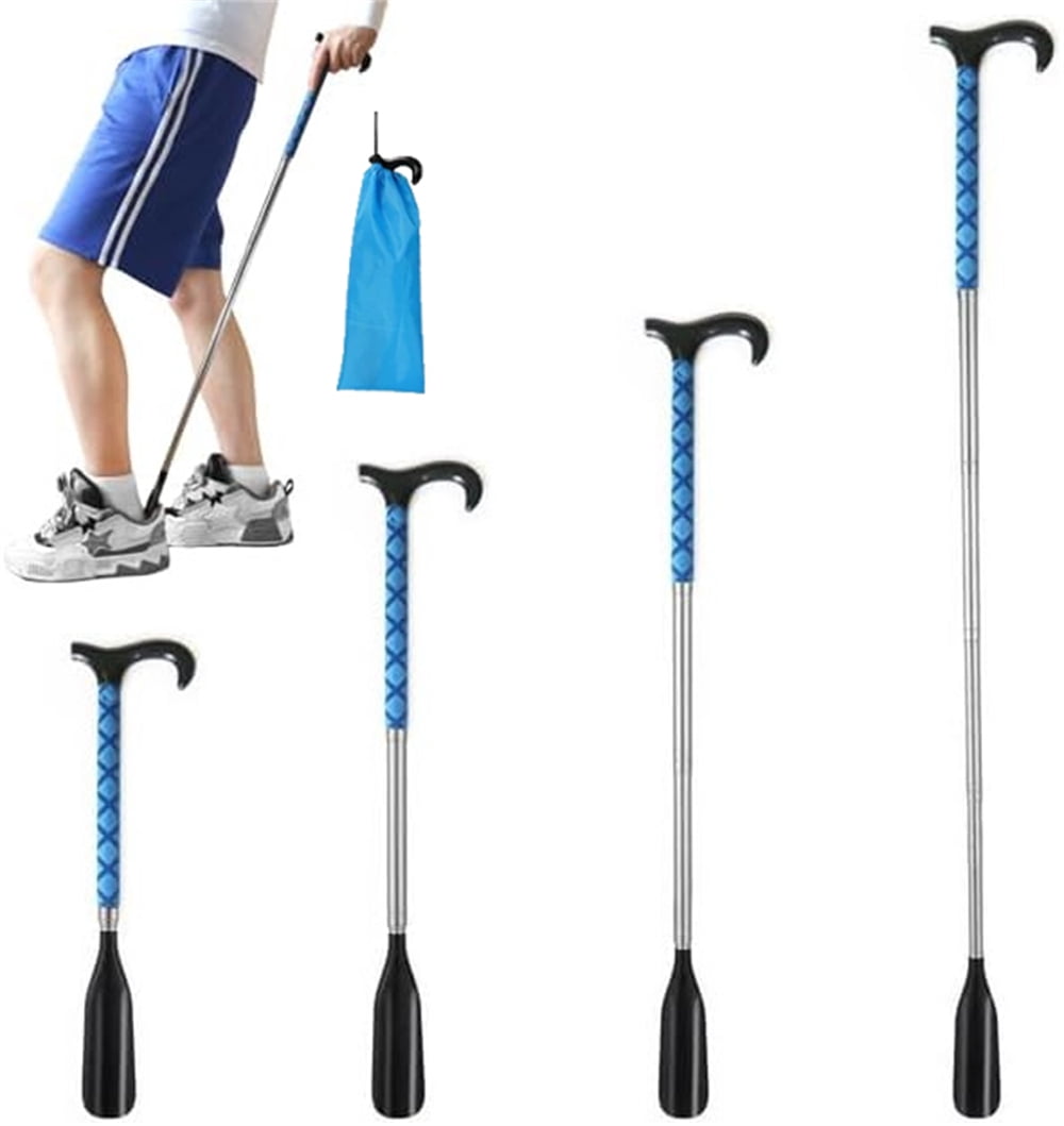 Portable Shoe Horn Long Handle, 14" to 34" Adjustable Telescopic for ...