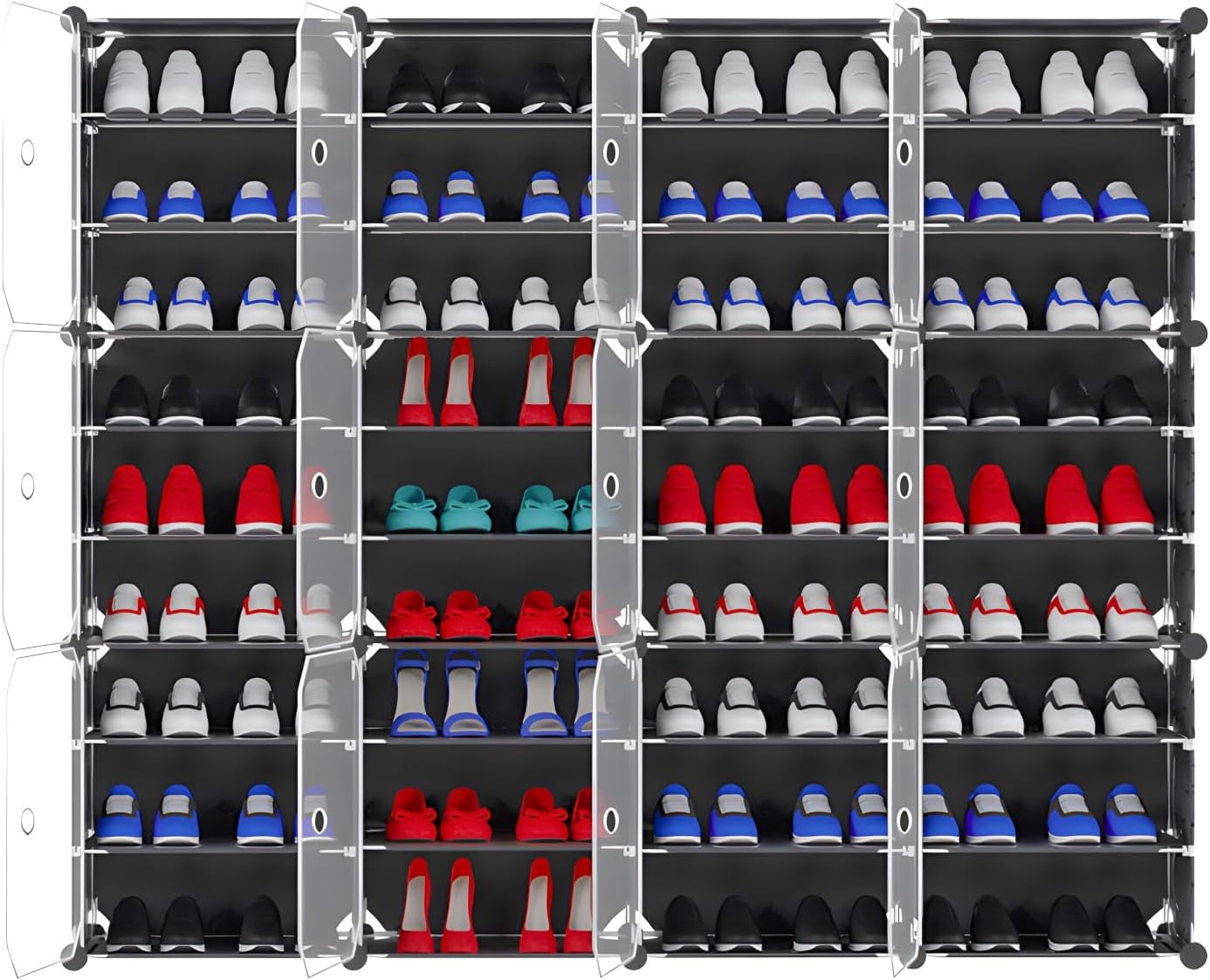 Portable Shoe Rack Organizer - DIY Shoe Storage Cabinet Stand ...