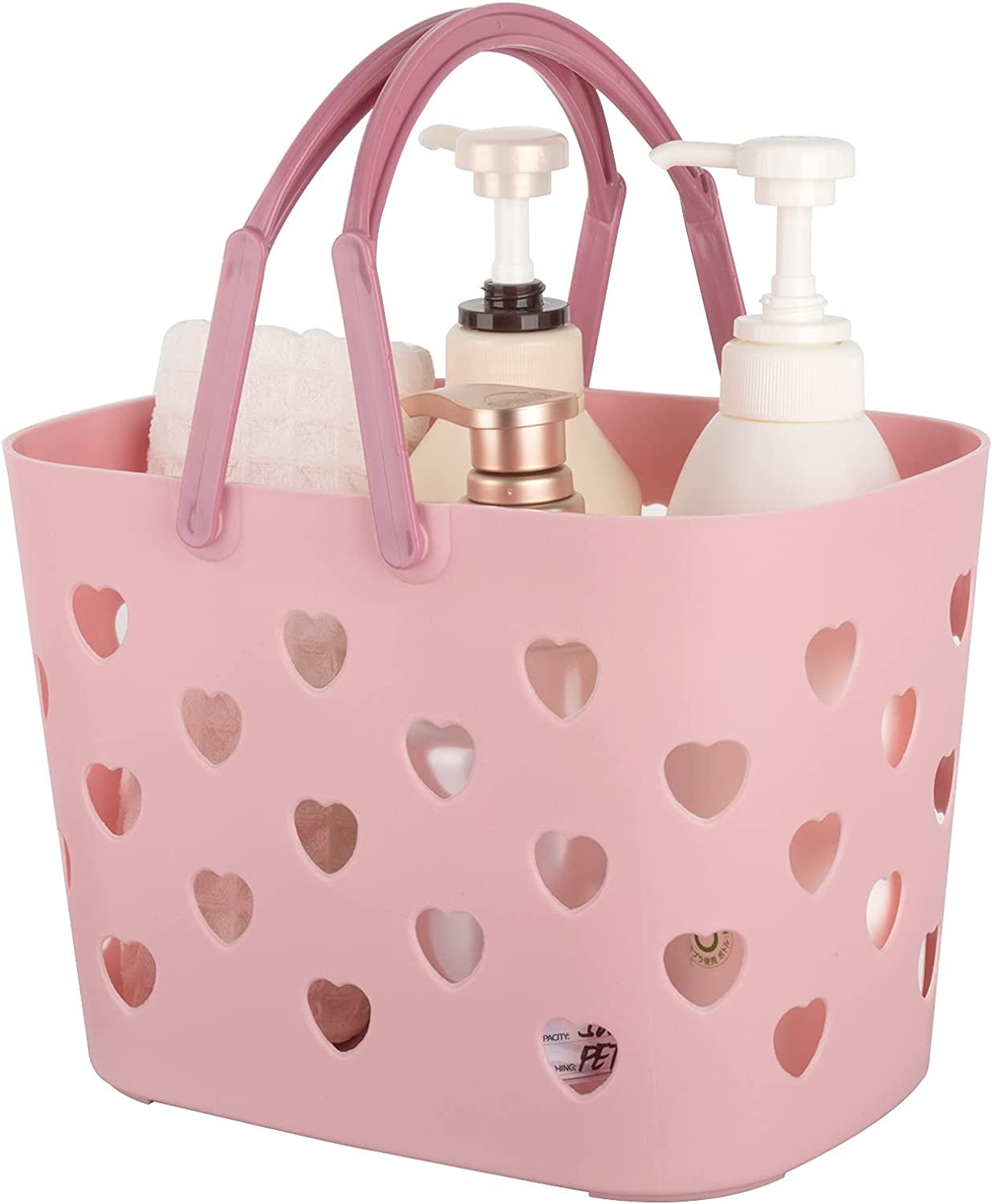Portable Shower Caddy Basket Plastic Storage Tote with Handle Bath ...