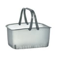 Portable Shower Caddy Basket,Waterproof Plastic Bathroom Organizer with ...