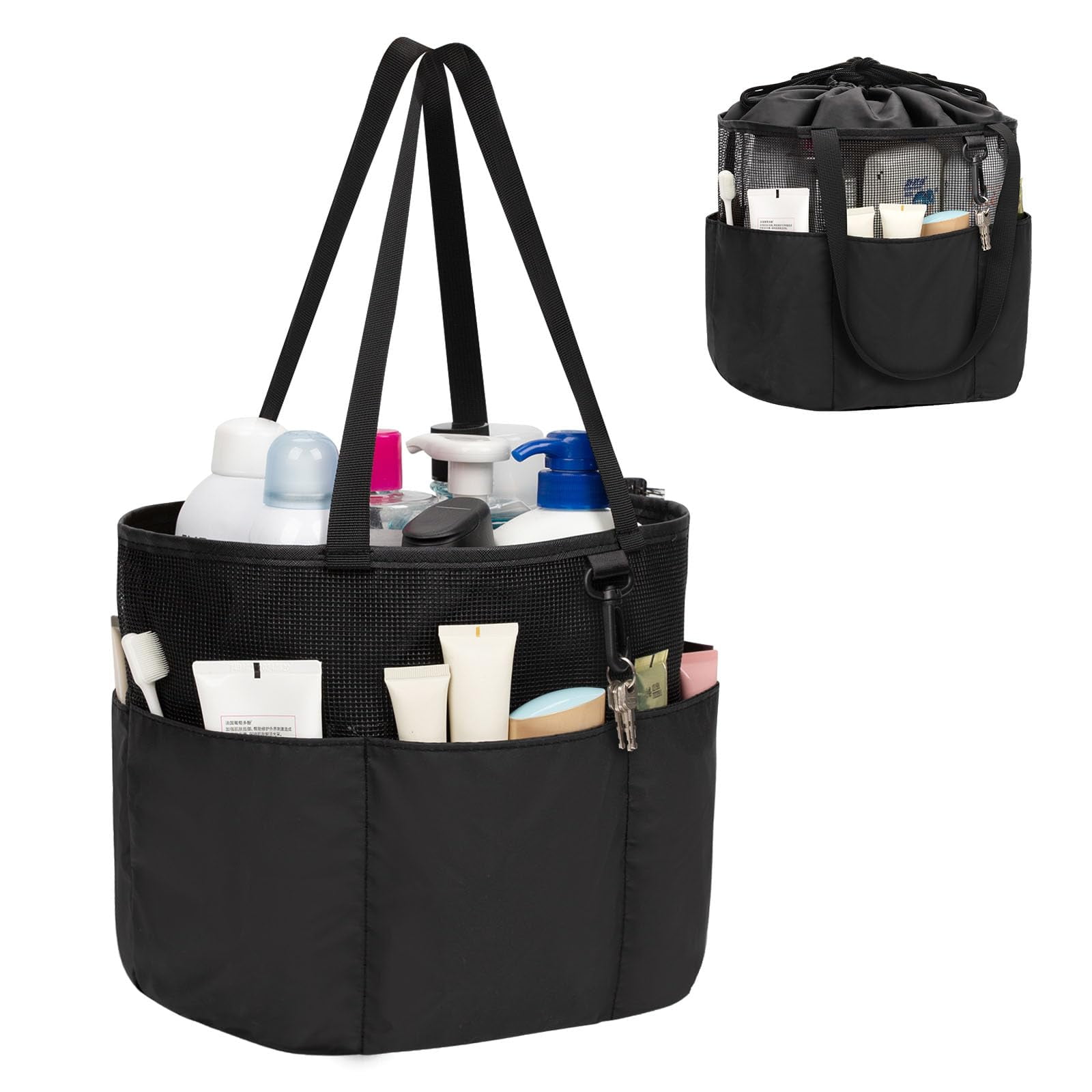 Portable Shower Caddy, Extra Large Toiletry Bag for Travel, Waterproof ...