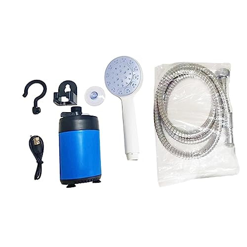 Portable Shower Camping Outdoor Shower Handheld Electric Shower Battery ...