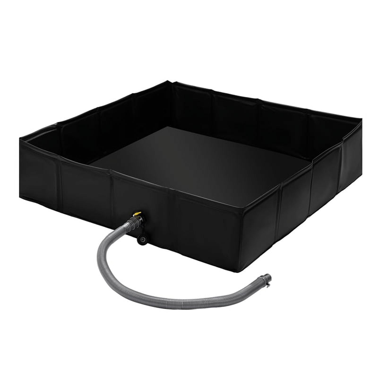 Portable Shower Pan, 41 X 41 X 10Inch Outdoor Shower Base Foldable ...