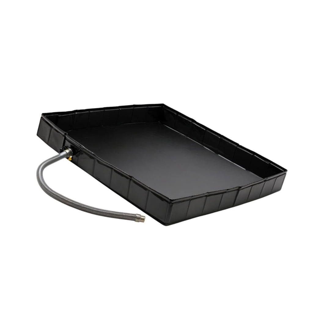 Portable Shower Pan Foldable Camping Shower Base with Drain Hose Shower ...