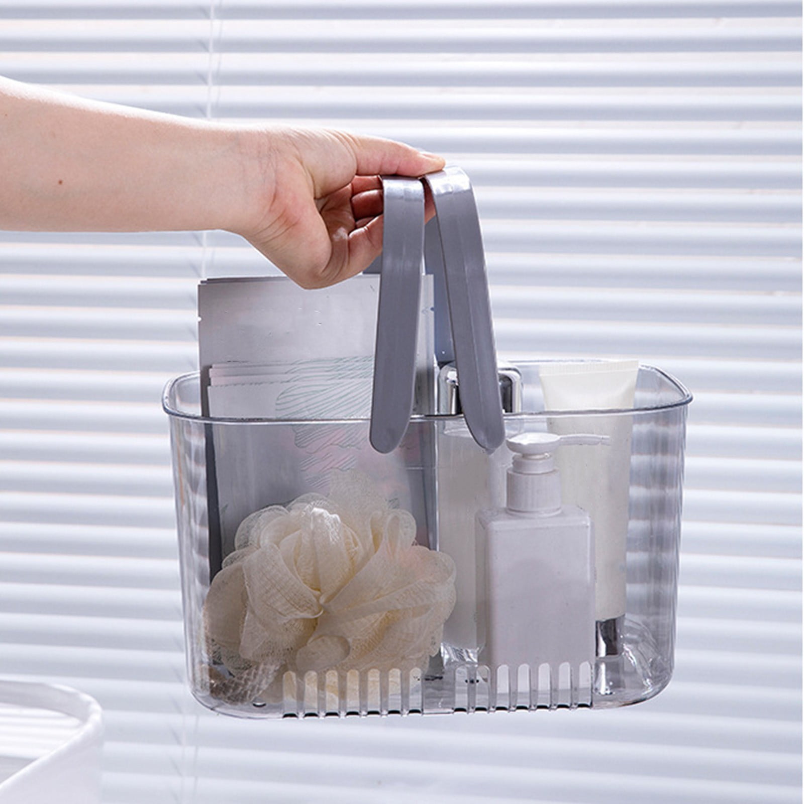 Portable Shower Plastic Organizer Storage Baskets With Handles,Bins ...
