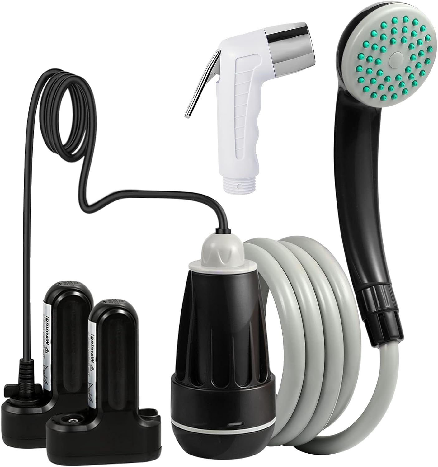 Portable Shower, Portable Camp Shower Pump with Rechargeable Battery ...