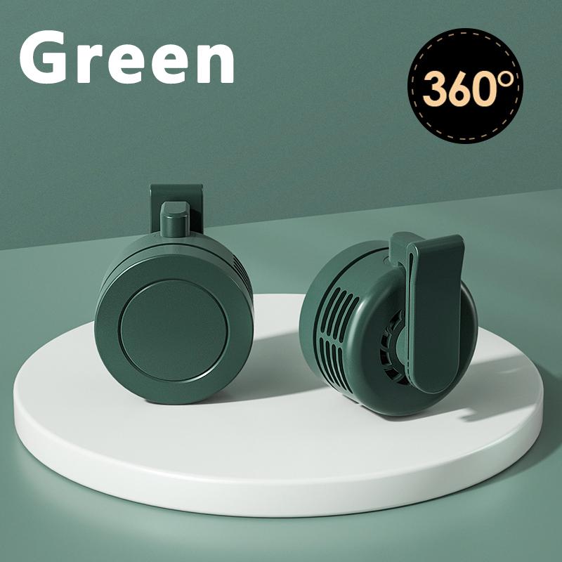 Portable Silent Mini Bladeless Electric Fan,360° Rotatable,USB ...