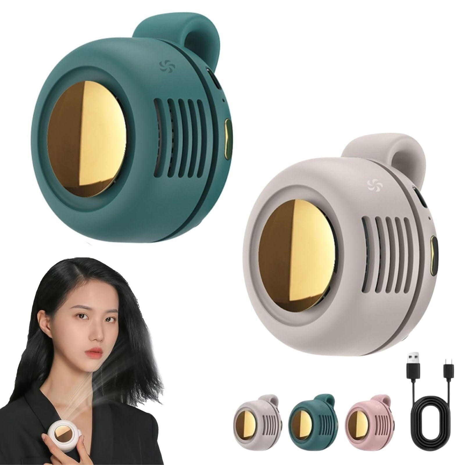 Portable Silent Mini Bladeless Electric Fan Clip On,Mini Bladeless Fans ...