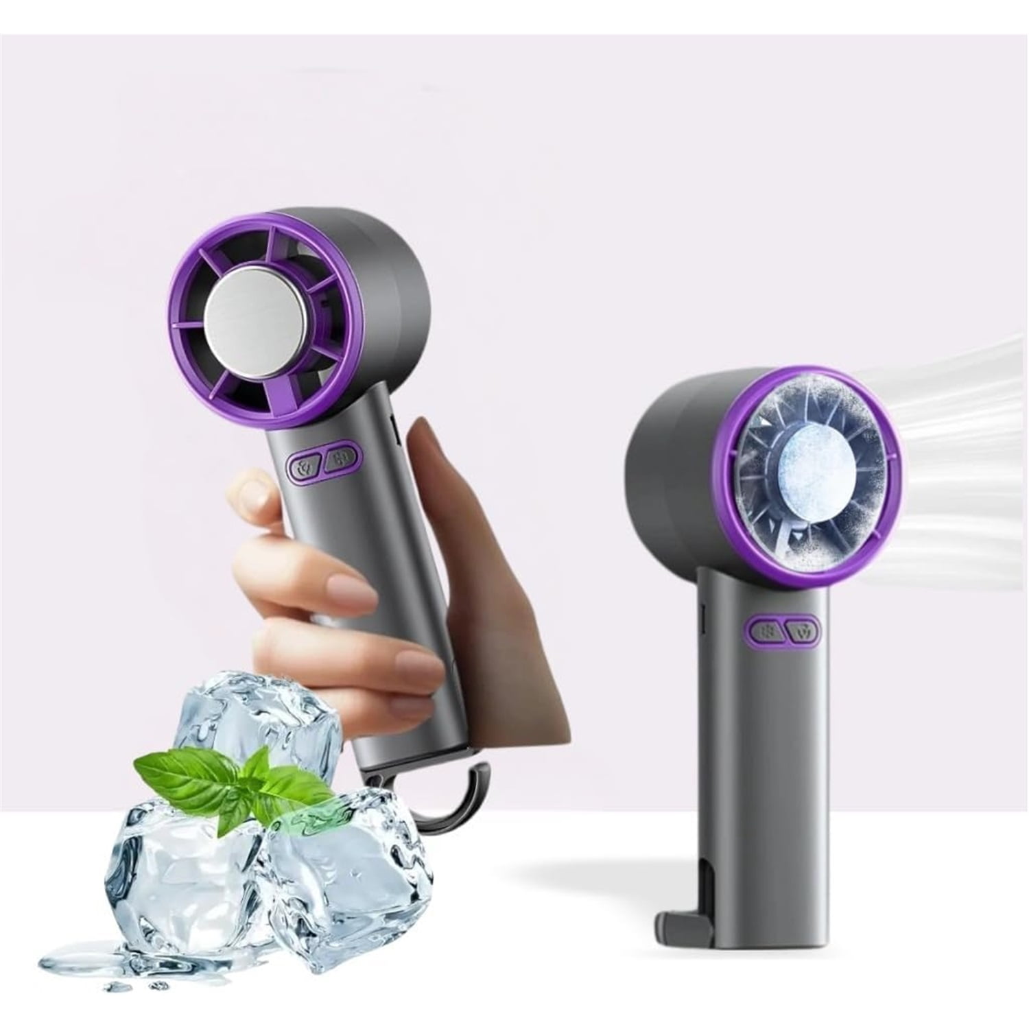 Portable Silent Mini Bladeless Electric Fan,Mini Whirlwind Fan for ...