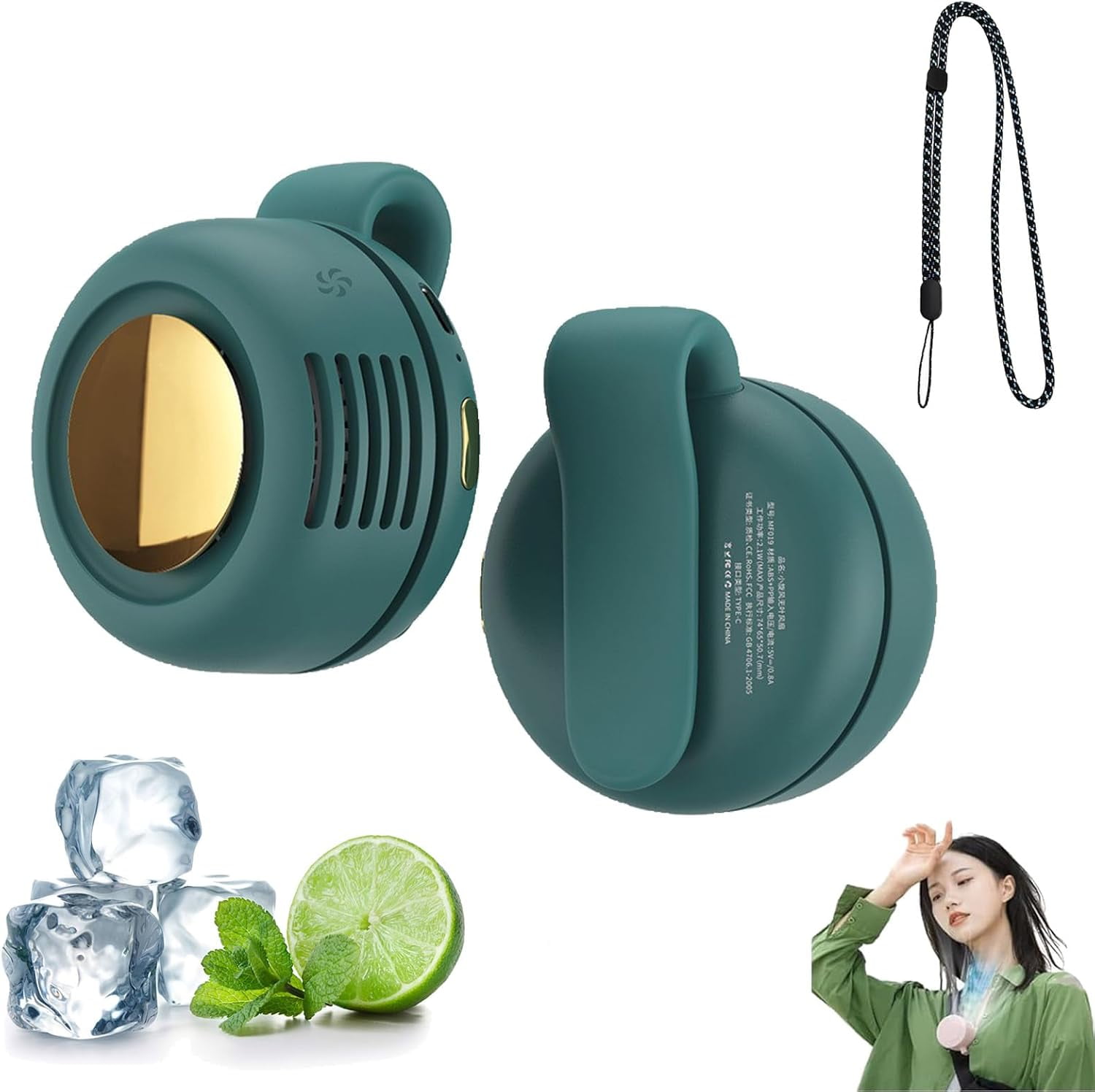 Portable Silent Mini Bladeless Electric Fan, Portable Silent Mini ...