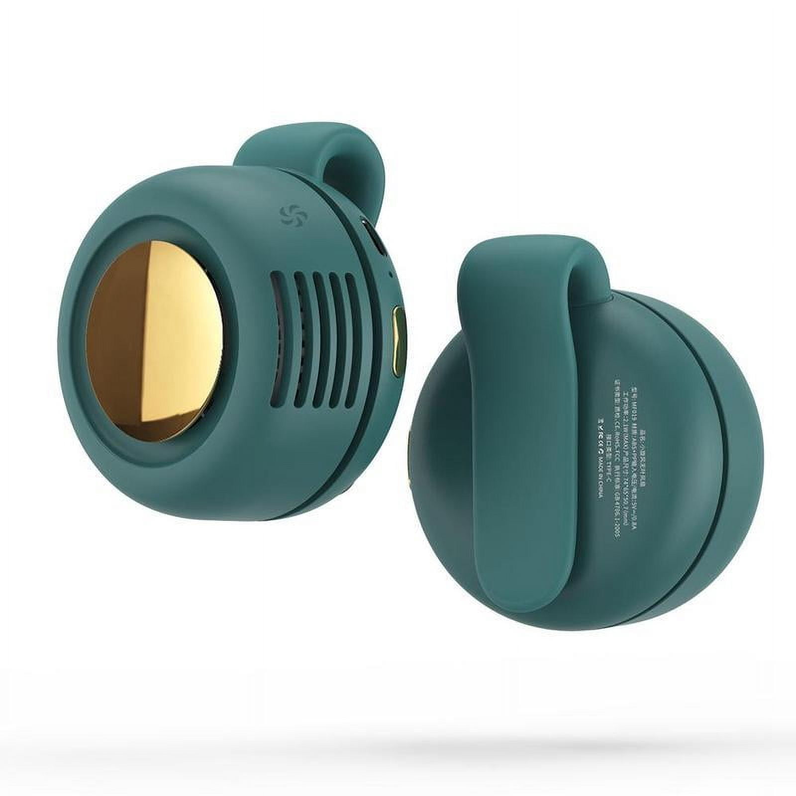 Portable Silent Mini Bladeless Electric Fan with Rotating Body and ...