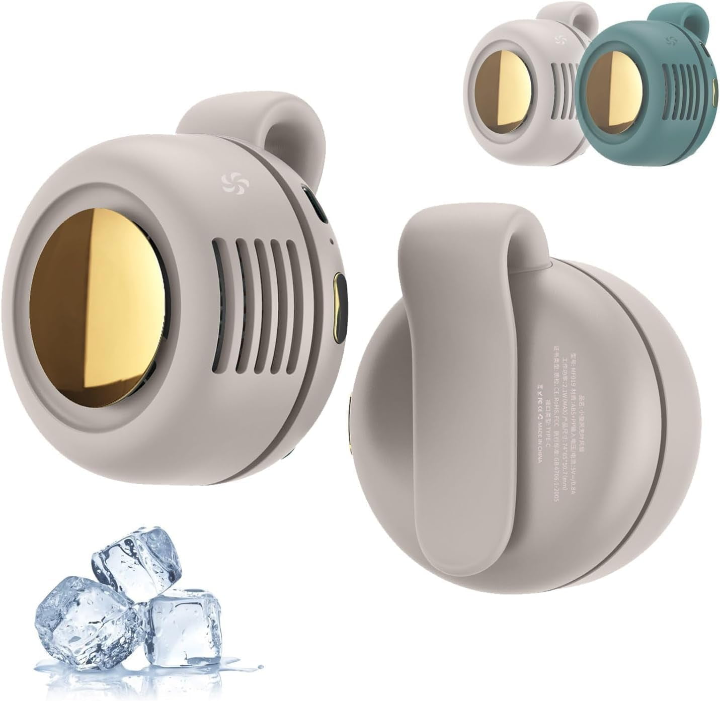 Portable Silent Mini Bladeless Electric Fan,Small Whirlwind Bladeless ...