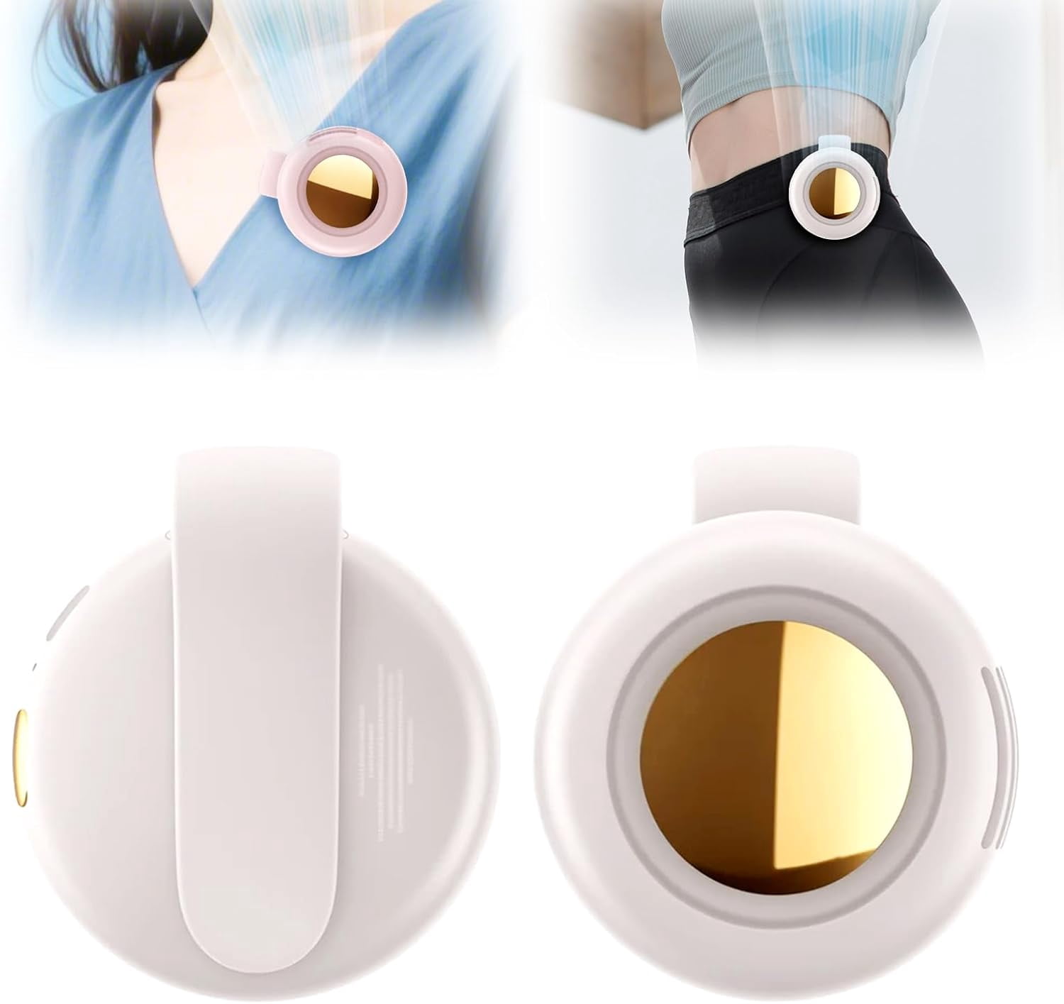 Portable Silent Mini Bladeless Electric Fan, Small Whirlwind Fan for ...