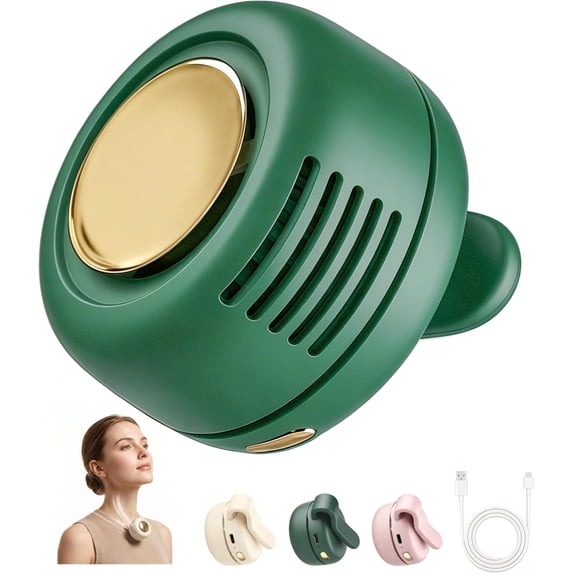 Portable Silent Mini Bladeless Fan Clip , 3 Speeds & Queit, Hands Free ...