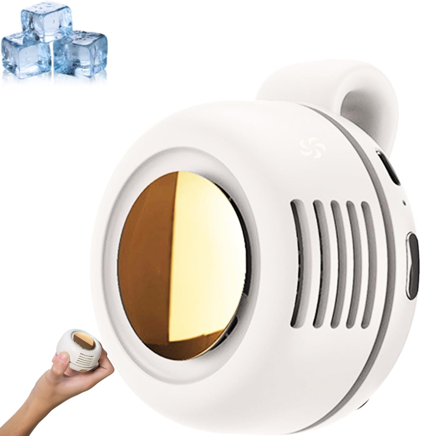 Portable Silent Mini Bladeless Fan Clip On, 2025 New Mini Fan with Clip ...