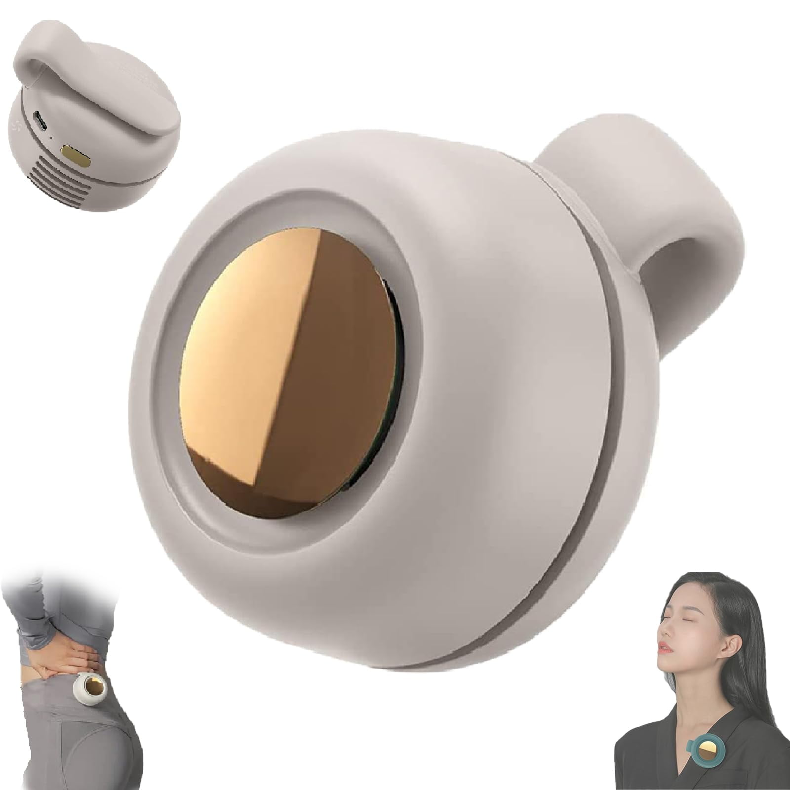 Portable Silent Mini Bladeless Fan Clip On, Mini Fan With Clip ...