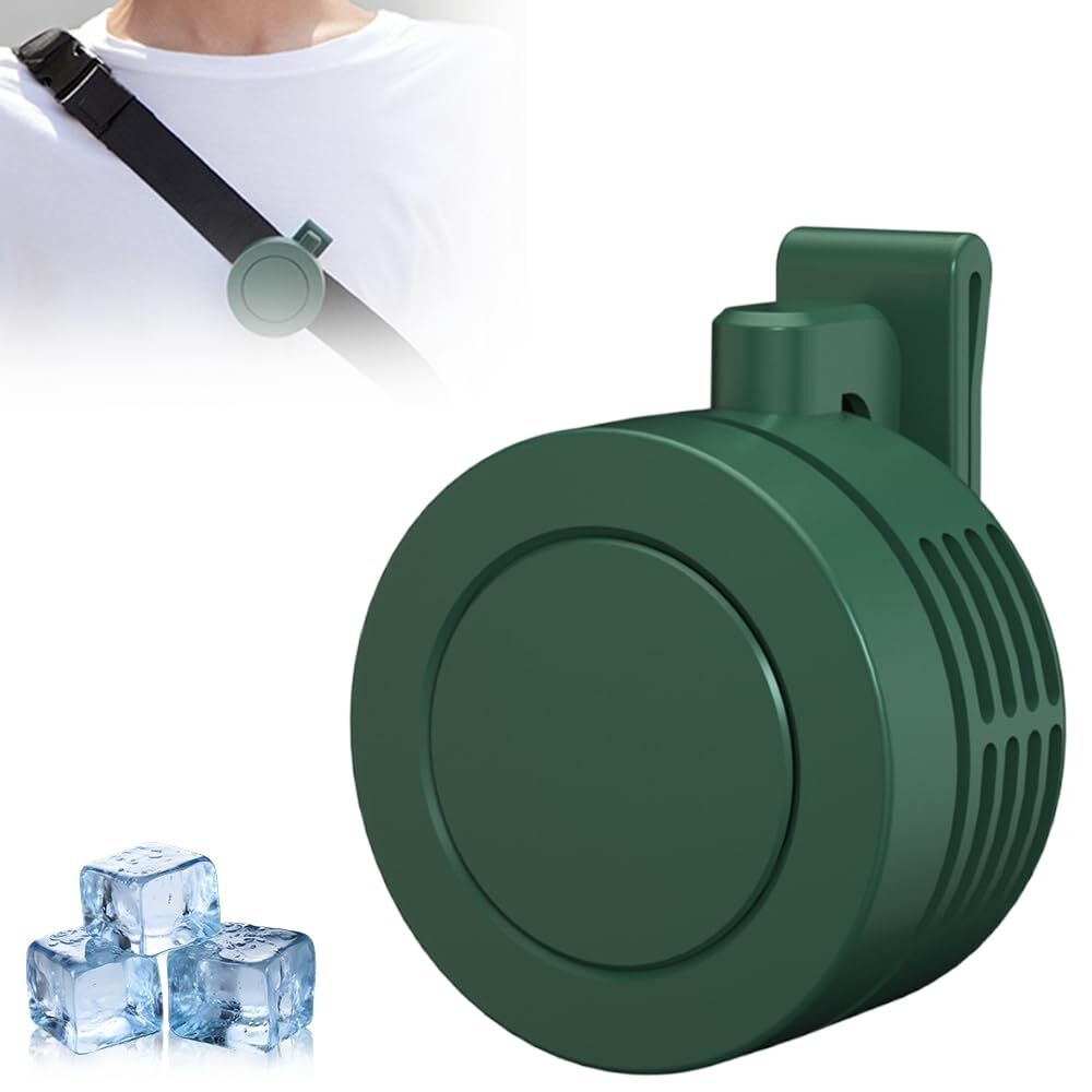 Portable Silent Mini Bladeless Fan Clip On, New Mini Adjustable 3-Speed ...