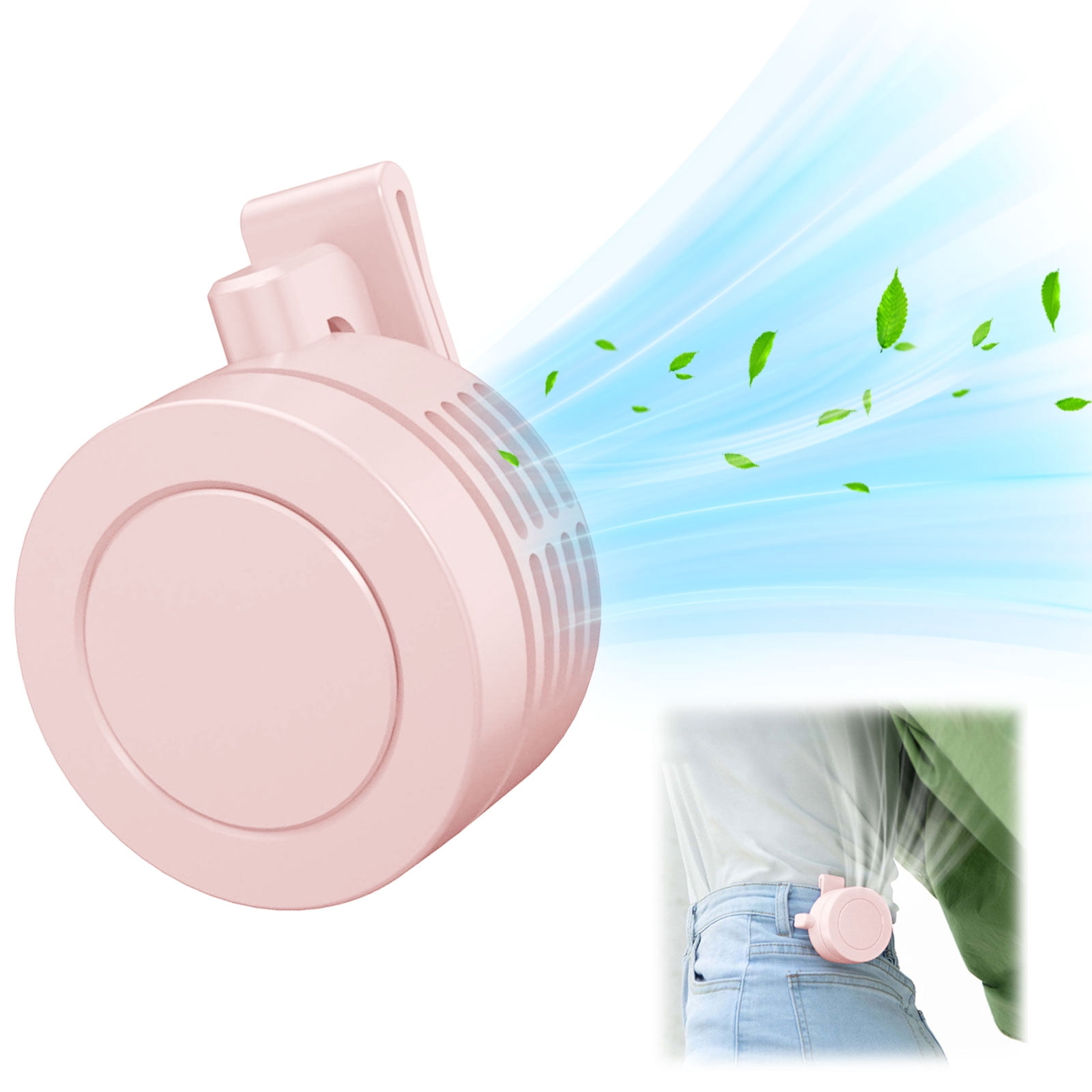 Portable Silent Mini Bladeless Fan Clip On Small Whirlwind Fans for ...