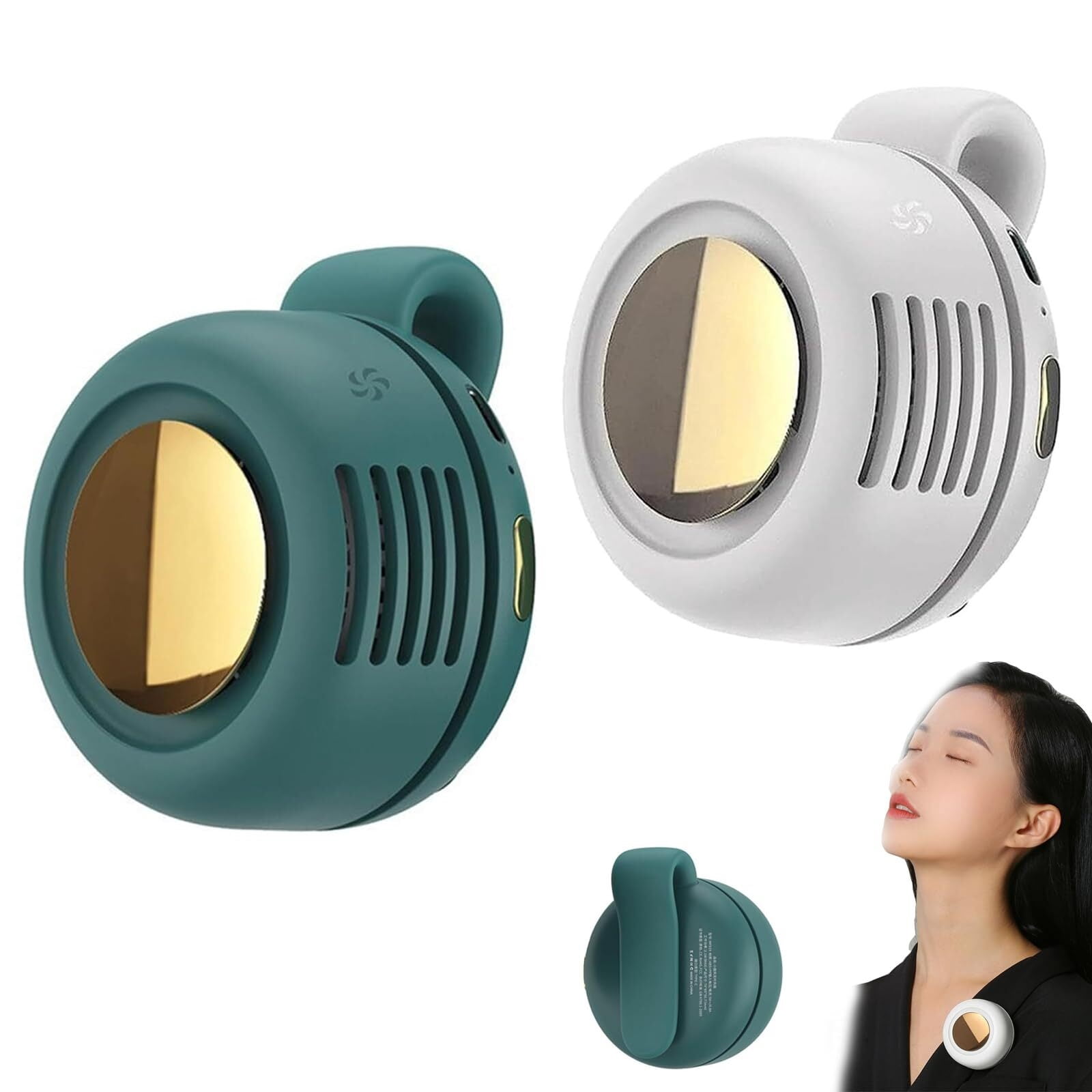 Portable Silent Mini Bladeless Fans Clip On,Mini Whirlwind Fans for ...