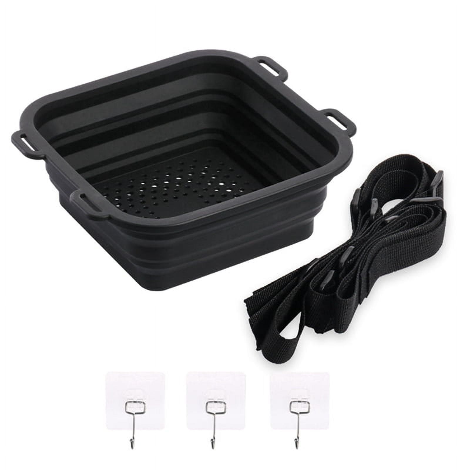 Portable Silicone Ice Bath Bucket Foldable Cooling Shower for Cold ...