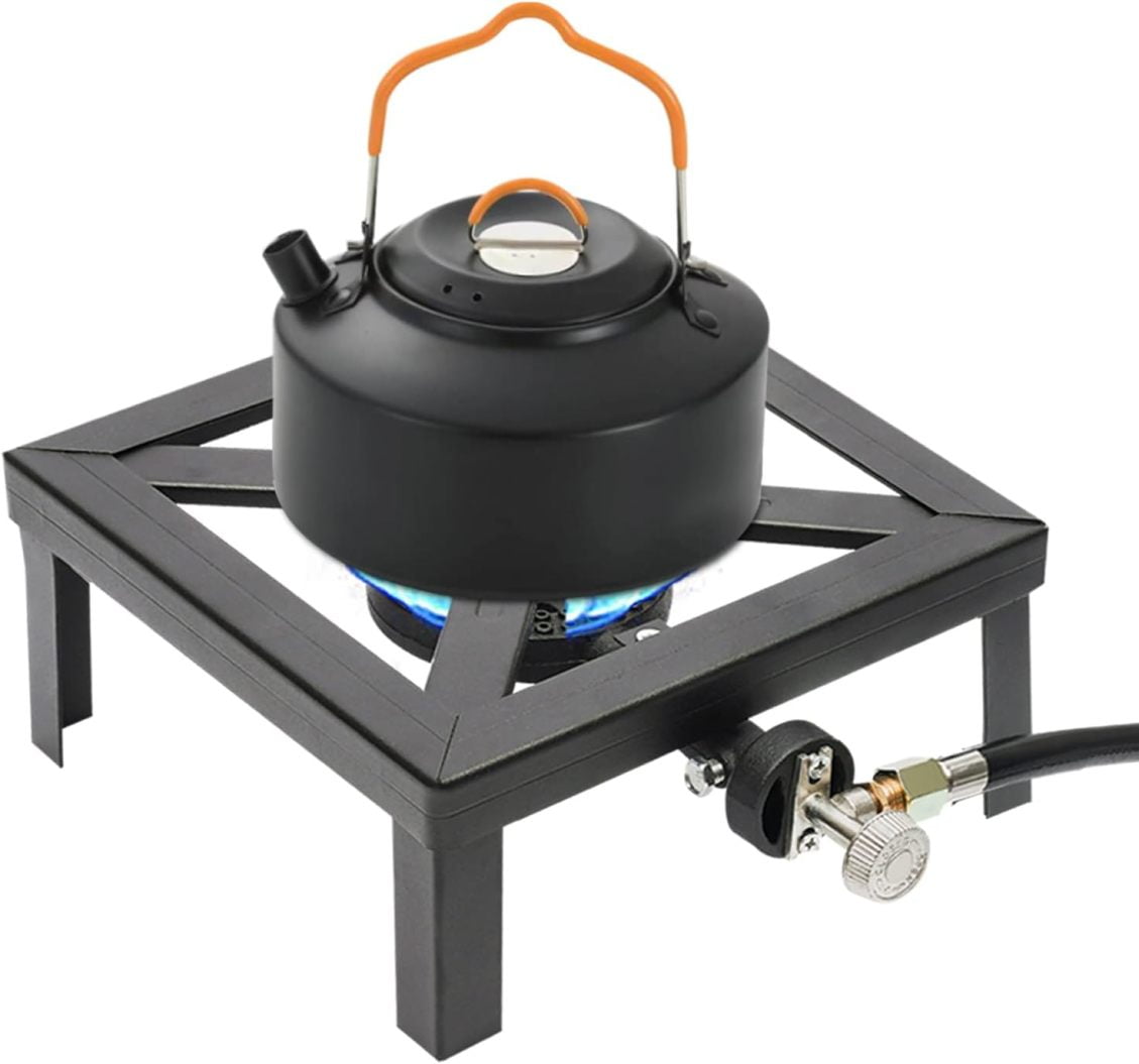 Portable Single Burner Outdoor Gas Stove Propane Cooker with Adjustable ...