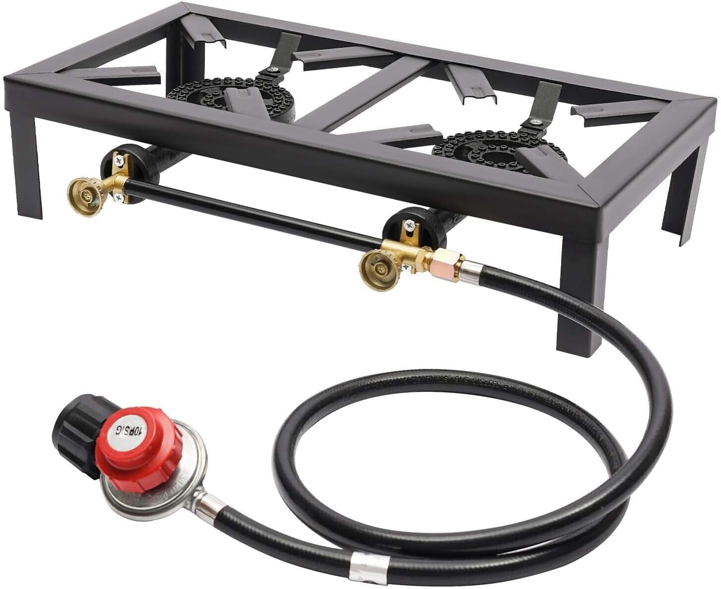 Portable Single Burner Outdoor Gas Stove Propane Cooker with Adjustable ...