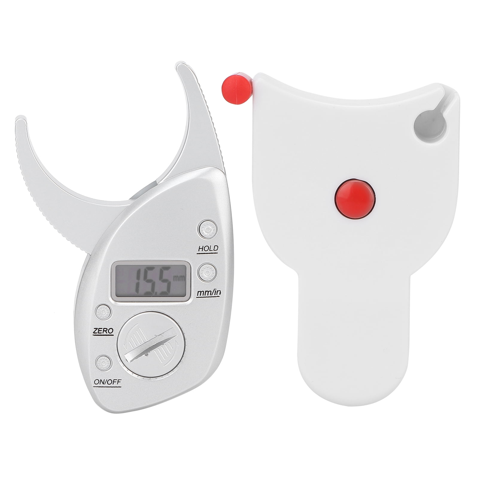 Portable Skin Fat Caliper Lcd Display Skin Muscle Tester Battery ...